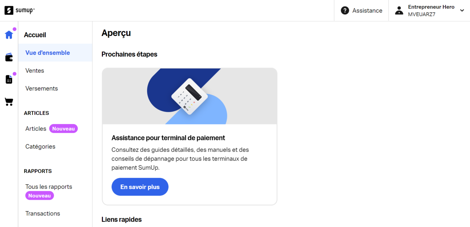 Compte Pro SumUp - Présentation et Test - Entrepreneur Hero
